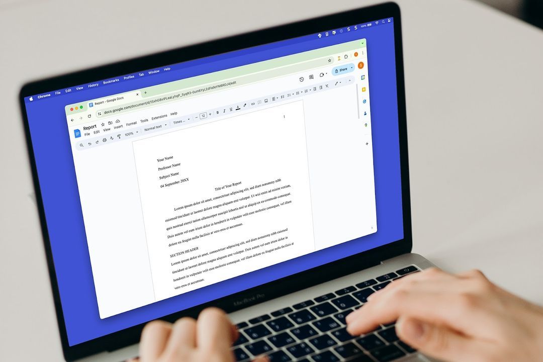 How to do MLA format in Google Docs - Plus