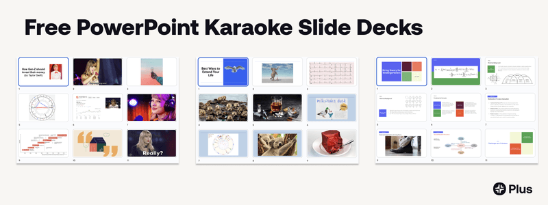 PowerPoint 卡拉OK：规则、技巧和免费幻灯片 - Plus
