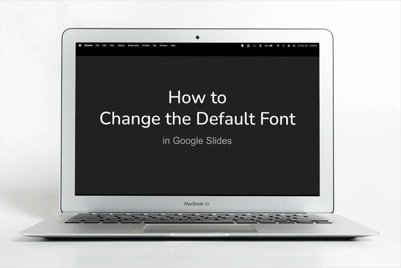 How to change the Google Slides default font - Plus